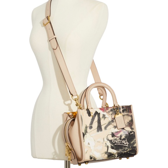 Coach | Bags | Coach Mint And Serf Rogue Graffiti Tophandle Bag Color ...
